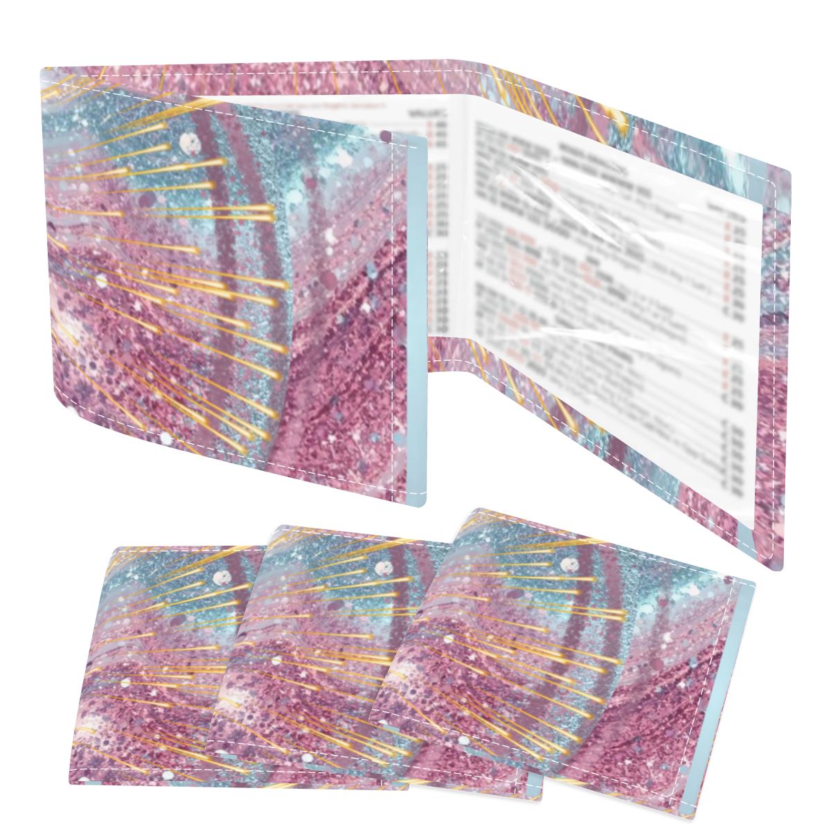 Sparkle Farkle Glitter Glam 4 Mahjong Card Holder with Line Finder ...