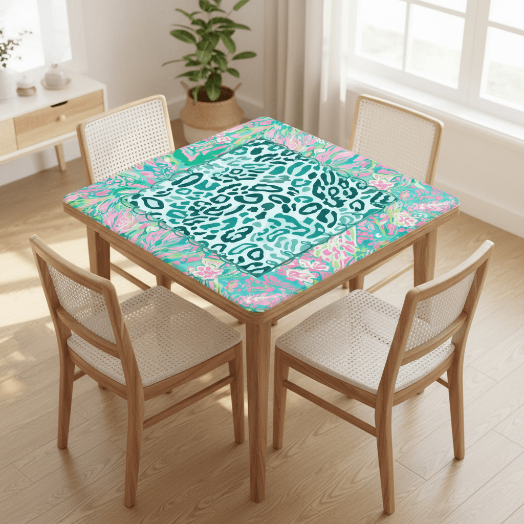 Preppy Pastel Cotton Candy Wild Thing Mahjong Mat - Splash of Color Co ...